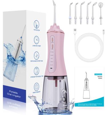 China Portable Dental Oral Irrigator Teeth Cleaning Usb Rechargeable Port Jet for sale