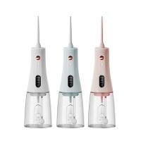 China USB Rechargeable LCD Screen Oral Irrigator Waterproof Home And Portable Use Dental Care Teeth Whitening Water Flosser for sale