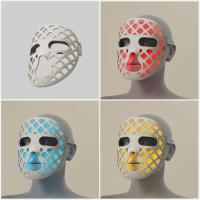 China Red/Infrared/Blue/Yellow lighting IP67 Liquid silicone material light Weight Face Care Beauty Instrument LED face mask for sale