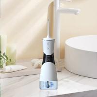 China LCD Smart Display Handheld Oral Irrigator Water Flosser 350ml Water Tank for sale