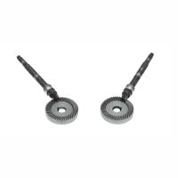 China Hypoid Bevel Gear Staggered Tooth Shaft Drive For 180 Polishing Machine for sale