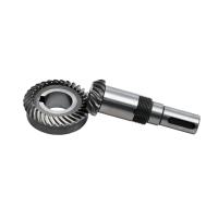 China Industry 13 Tooth 24 Tooth Grinding Gear Customized Screw Pinion Helical Bevel Tooth with Gleason Teeth Profile for sale