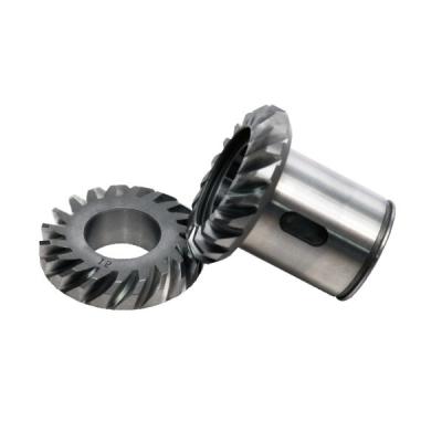 China Customized Steel Spiral Bevel Pinion Gear with Gleason Type Tooth Profile for Machine Tools for sale