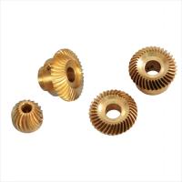 China 24 Tooth Brass Helical Gears Custom Precision Instrument Gears for sale