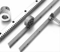 China DIN 6- DIN 8 Helical Gear Straight Gear Rack with Milling, Grinding & Quenching for sale