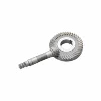 China Polisher Spiral Helical Hypoid Bevel Gear Set Forged Casting Crown Bevel Pinion For Polishing Edging Machine for sale