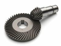 China High-Ratio Hypoid Gear Pair Involute Bevel Gear Worm Wheel Pinion for sale