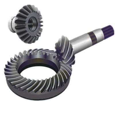 China Spiral Bevel Gear For Differential And Reducer With Helical Teeth for sale