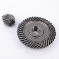 China High Performance Spiral Bevel Gear with Helical Teeth for ISO 5-6 Grade Accuracy and Customized Service for sale