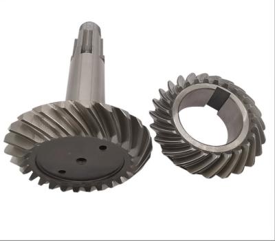 China 20CrMnTi Spiral Bevel Gear Carburizing And Quenching Ground Helical Gear for sale