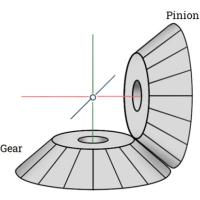 China Gear Grinding Of Equal Diameter Bevel Gears For Transmission Components for sale