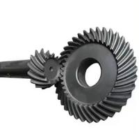 China Spiral Hypoid Gear Set Small Module Bevel Gear With Hard Tooth Surface For 90 Degree Gearbox for sale