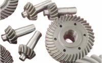 China Hypoid Transmission Gear Low Wear Spiral Ring Steel Small Module Gear for sale