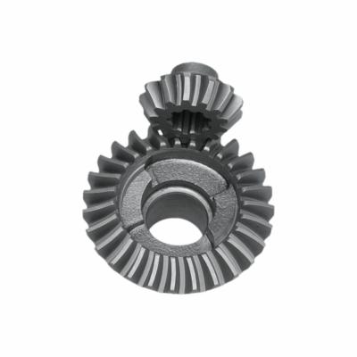 China Zero-Degree Spiral Gear Multi-Tooth Meshing Less Axial Forces for sale
