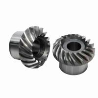 China Precision Helical Tooth Gear Hobbing Power Turret Grinding Gear with ISO 4-6 Grade Accuracy and Gleason Teeth Profile for sale