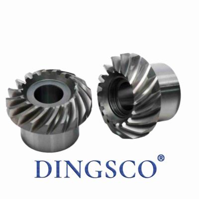 China Precision Helical Tooth Gear Hobbing Power Turret Grinding Gear with ISO 4-6 Grade Accuracy and Gleason Teeth Profile for sale