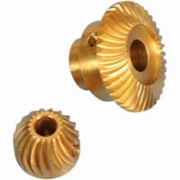 China Precision Brass Spiral Precision Instrument Custom Industrial Gear with Z 36/36/40/20 Teeth GL03/04/07/08 Drawing Number for sale