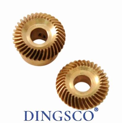 China Precision Brass Spiral Precision Instrument Custom Industrial Gear with Z 36/36/40/20 Teeth GL03/04/07/08 Drawing Number for sale