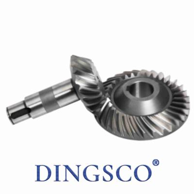 China Transmission Pinion Helical Bevel Grinding Gears High-Efficiency with Hardened Steel for sale