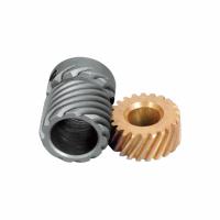 China Worm - Worm Gear Pair Helical Tooth Meshing For Zigzag Sewing for sale