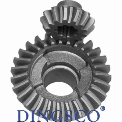 China Steel Transmission Gear With Zero Degree Helical Angle Custom Industrial Gears Drawing Number LD01/02 for sale