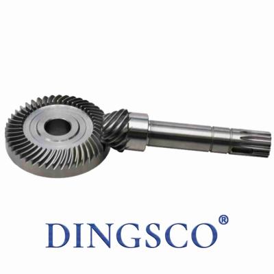 China Compact Common Hypoid Gear with Spiral Steel and Engagement Structure for sale