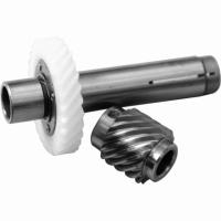 China Steel Spiral Gear Core Component for Precise Sewing Transmission in Automatic-Trimming Lockstitch Machine for sale