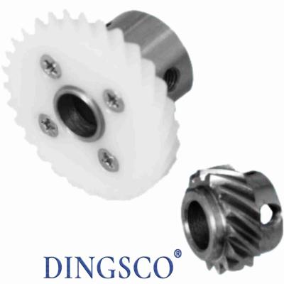 China Steel Spiral Gear Core Component for Precise Sewing Transmission in Automatic-Trimming Lockstitch Machine for sale