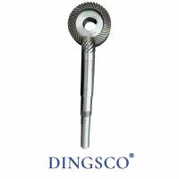 China High-Precision Transmission Orthogonal Grinding Gear with ISO 4-6 Grade Accuracy and Steel Material for Extra Long Integral Shaft Gear for sale