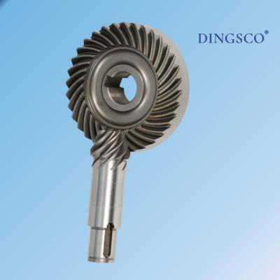 China Precision Spiral Bevel Gear Set With ISO 5-6 Gear Accuracy And Up To 96% Efficiency For Industrial Reducer Applications for sale