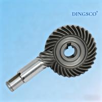 China Precision Spiral Bevel Gear Set With ISO 5-6 Gear Accuracy And Up To 96% Efficiency For Industrial Reducer Applications for sale