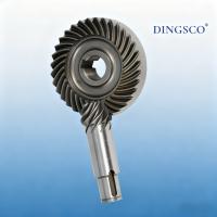 China DINGSCO Spiral Bevel Gear Set: ISO 5-6 Gear Accuracy, Up To 96% Efficiency, Carburized Steel Material For Industrial Reducer Gear for sale