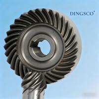 China DINGSCO Spiral Bevel Gear Set: ISO 5-6 Gear Accuracy, Up To 96% Efficiency, Carburized Steel Material For Industrial Reducer Gear for sale