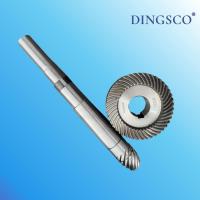 China Low-Noise ISO 4-6 Grade Accuracy Grinding Bevel Gear with Long One-Piece Drive Shaft for sale