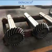 China High Strength Integral Spiral Bevel Gear Shaft for Industrial Reducer for sale