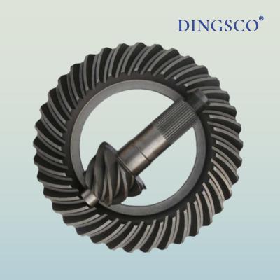 China High Precision ISO 5-6 Grade Spiral Bevel Gear Set with Customized Alloy Steel for High Load Capacity for sale