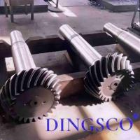 China Heavy-Duty Integral Spiral Bevel Gear Shaft For Industrial Reducers & High-Torque Transmission Systems for sale