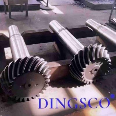 China Heavy-Duty Integral Spiral Bevel Gear Shaft For Industrial Reducers & High-Torque Transmission Systems for sale