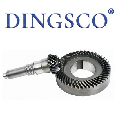China Micro 80-Degree Angle Industrial Reducer Gear Set with ISO 5-6 Grade Custom Applications for sale