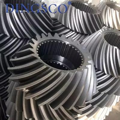 China Customized 20CrMnTi Spiral Bevel Gear Set for Industrial Machine Power Transmission for sale