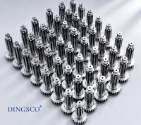 China 25CrMnTi Carburized Gear Shaft m3.5 z24 30 Deg Pressure Angle for Transmission System for sale