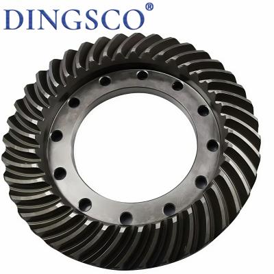 China DINGSCO Crown Wheel & Pinion, Heavy Duty Spiral Bevel Gear for Truck Differential Axle for sale