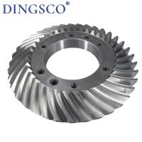 China Heavy Duty Spiral Bevel Crown Wheel Flange Type Differential Gear For Industrial Machine for sale