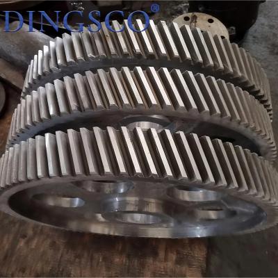 China 20CrMnTi Large‑Module Helical Cylindrical Gear Heavy‑Load Construction Drive Gear for sale