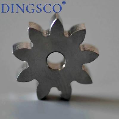 China Small Module High Precision Stainless Steel 304 Spur Gear Center Bore 3mm In China for sale