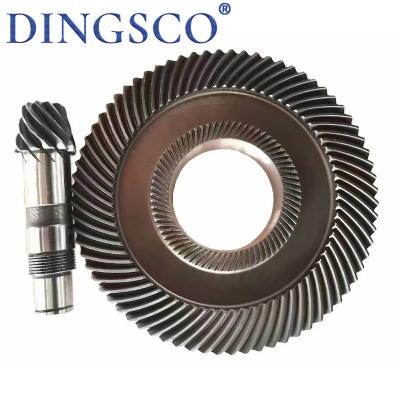 China Custom HRC 58–62 Spiral Bevel Gear Pinion From China Hardened Steel for Industry Machine for sale