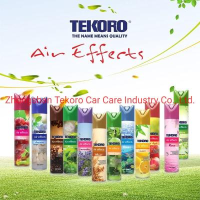China Tekoro Air Freshener Aerosol Spray with Natural Fragrance for Multi-Purpose Use and CE, RoHS, SGS, GMP Certified for sale