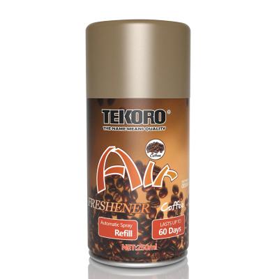 China Tekoro Coffee Flavour Air Freshener Automatic Spray Refill with 200ml Capacity and CE, RoHS, SGS, GMP Certification for sale