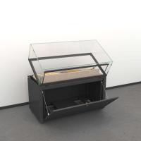 China Humidity Control Counter Display Cabinet Custom Museum Display Cabinet for sale