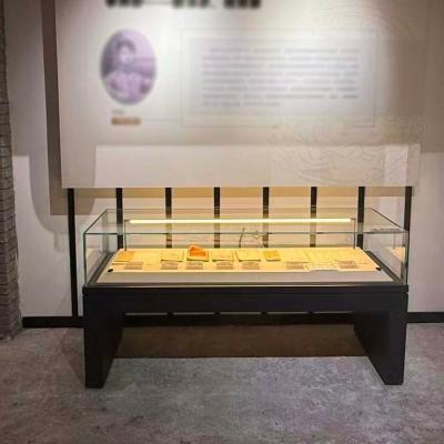 China Museum Table Display Cabinet Custom Table Showcase, Five Panels, All-round, Microclimate, Books/letters for sale